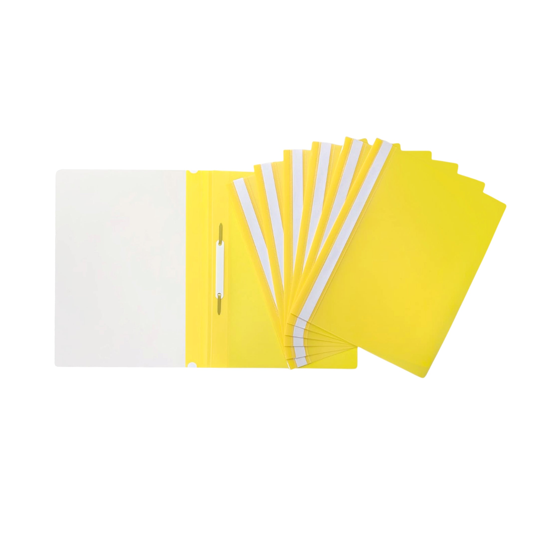 Pack of 12 Yellow A4 Project Folders by Janrax– Shop Inc