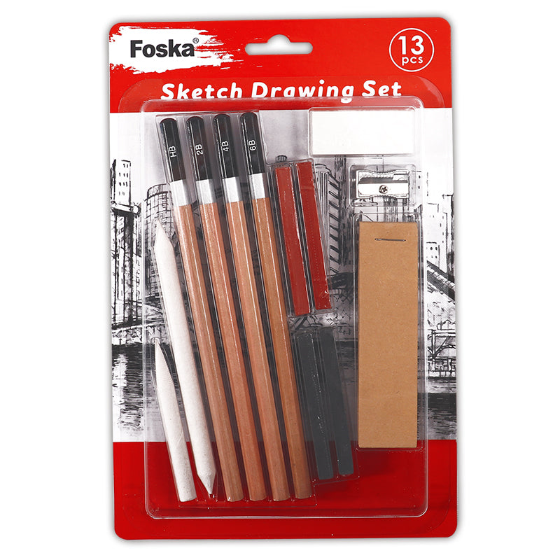 Pack of 13 Sketch Drawing Set– Shop Inc
