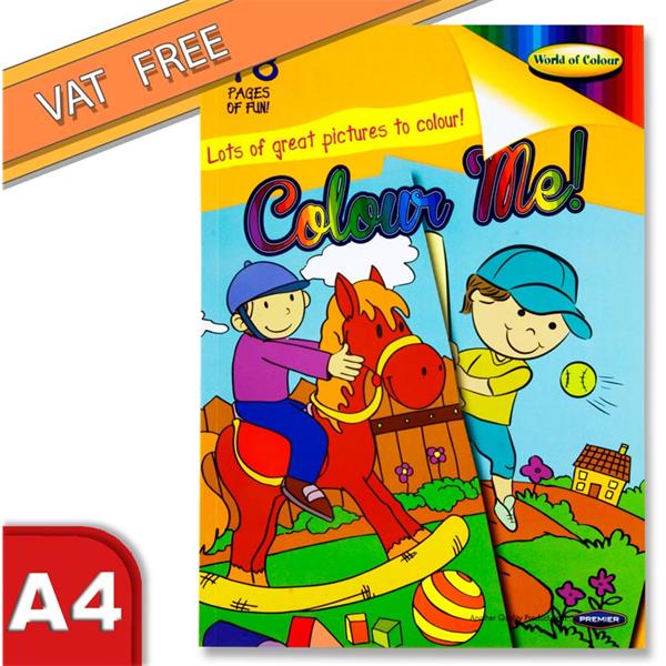 A4 48 Pages Colouring Book for Boys by World of Colour– Shop Inc