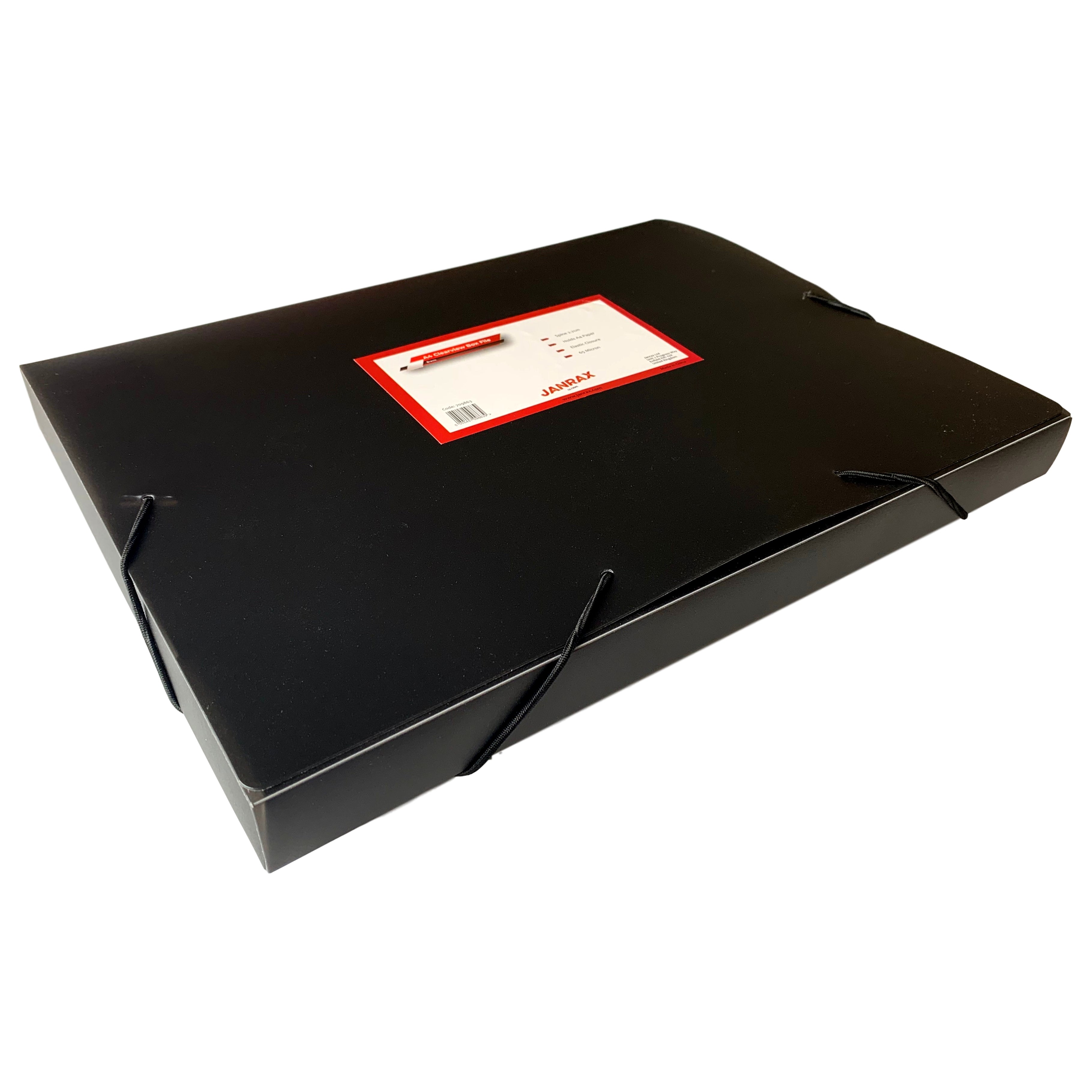 A4 Clearview Black Box File with Elastic Closure– Shop Inc