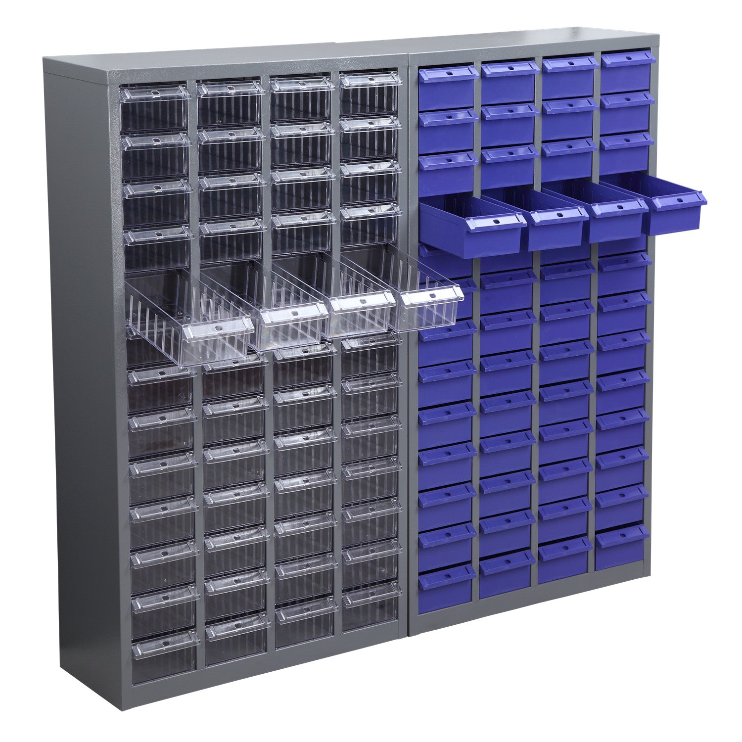 Clear 48 Drawers Parts Cabinet Storage Unit– Shop Inc