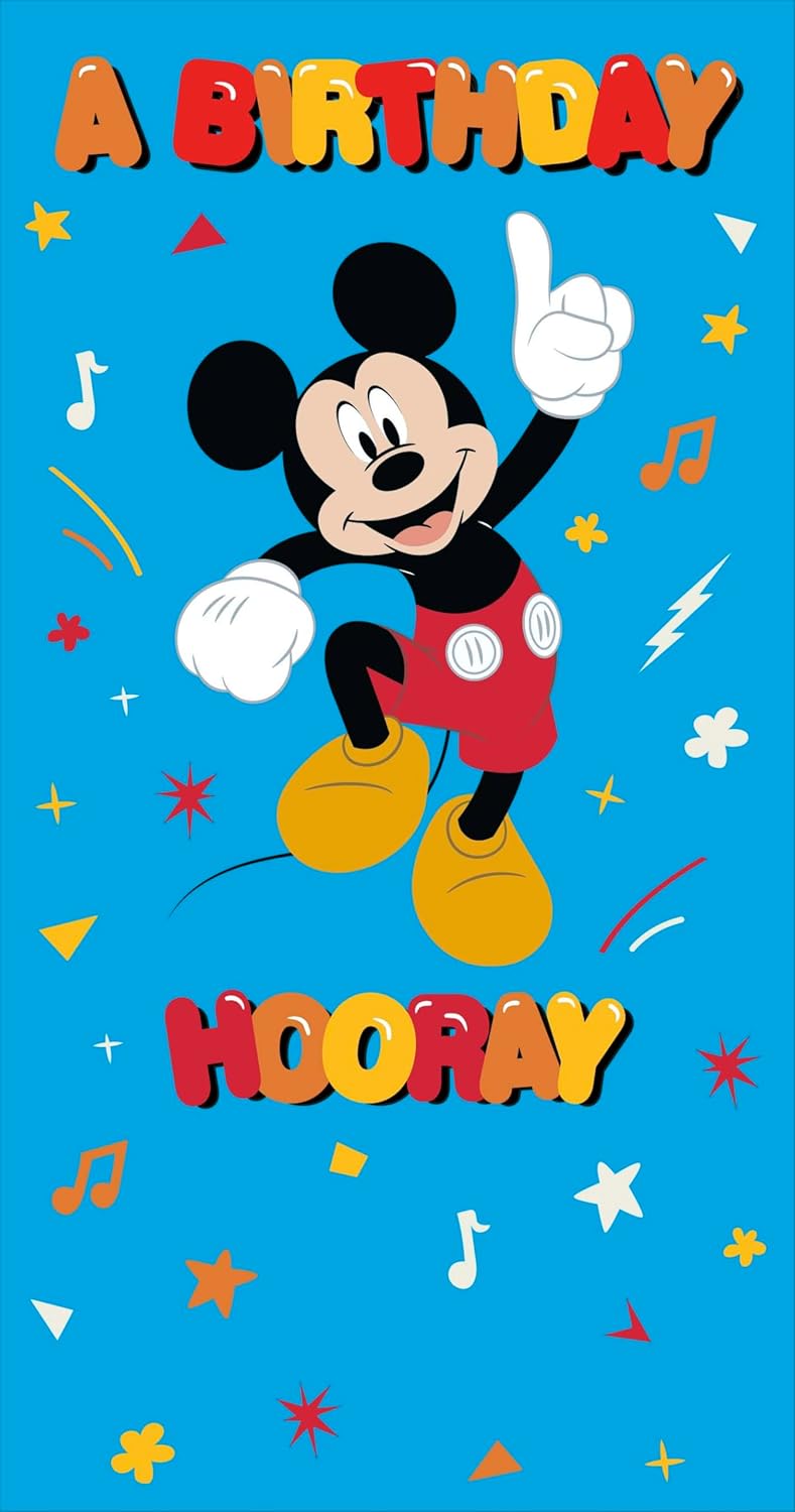 Disney Unique Mickey Mouse Birthday Card– Shop Inc