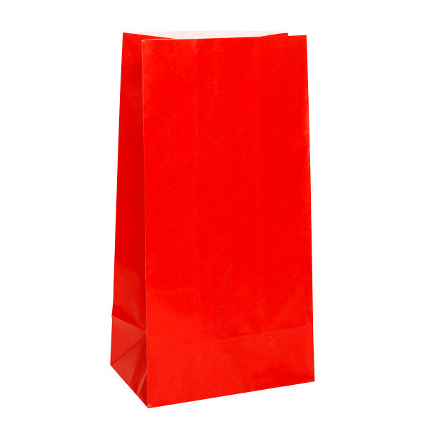 Pack of 12 Ruby Red Paper Party Bags– Shop Inc
