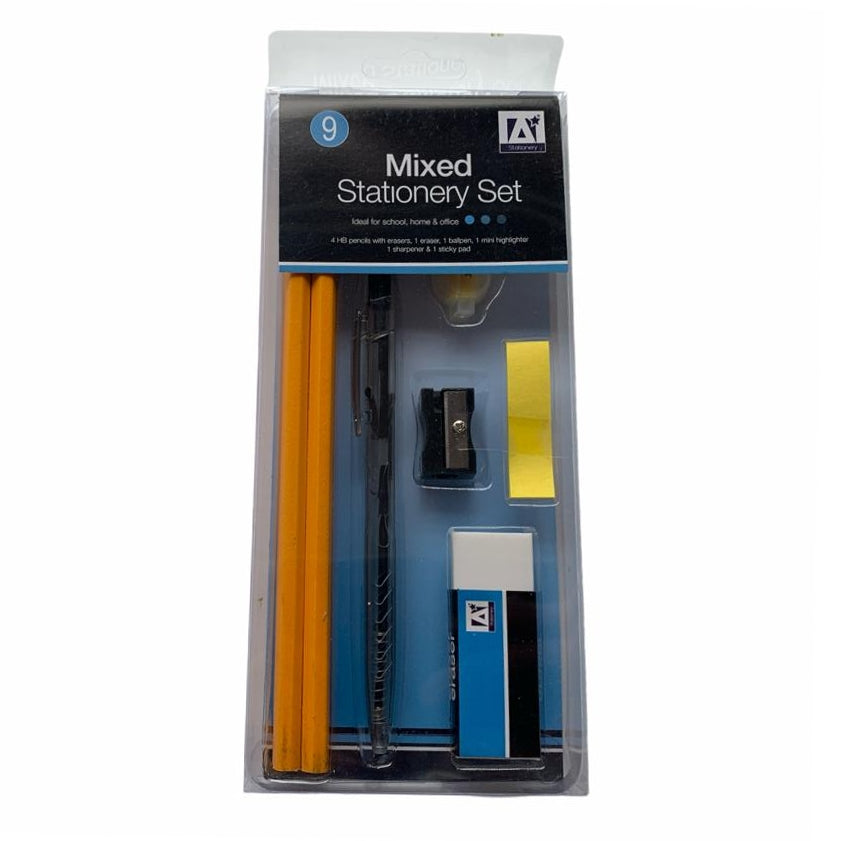 9 Piece Mixed Stationery Set– Shop Inc