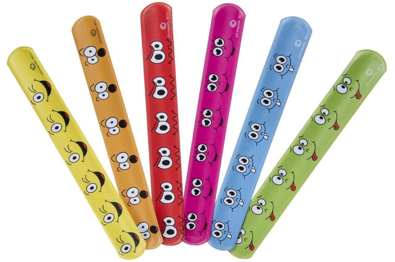 Pack of 12 Emotion Face Snap Bracelets– Shop Inc