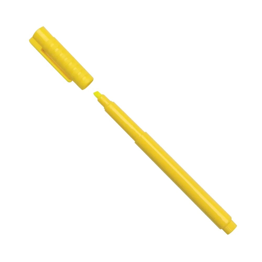 Pack of 10 Yellow Highlighter Pens– Shop Inc