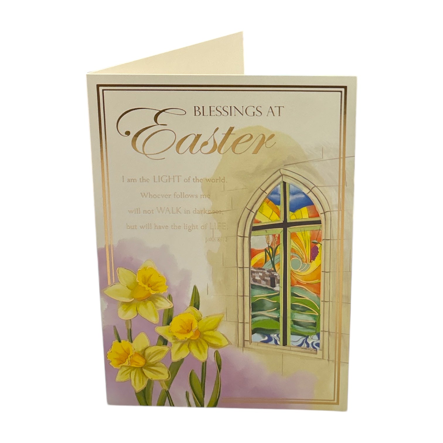 Light Of The World Blessing At Easter Greeting Open Card– Shop Inc