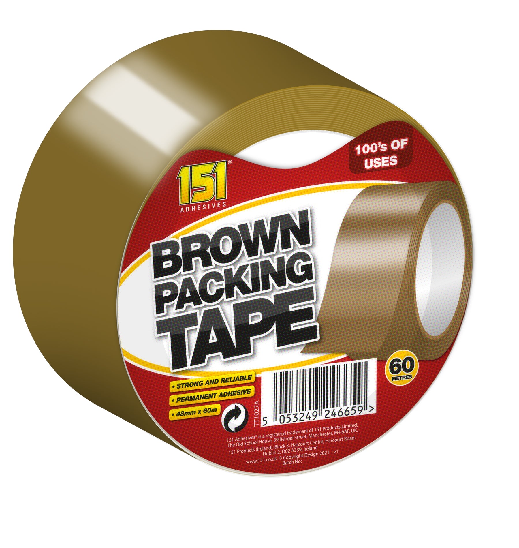 Brown Packing Tape 48mm x 60m– Shop Inc