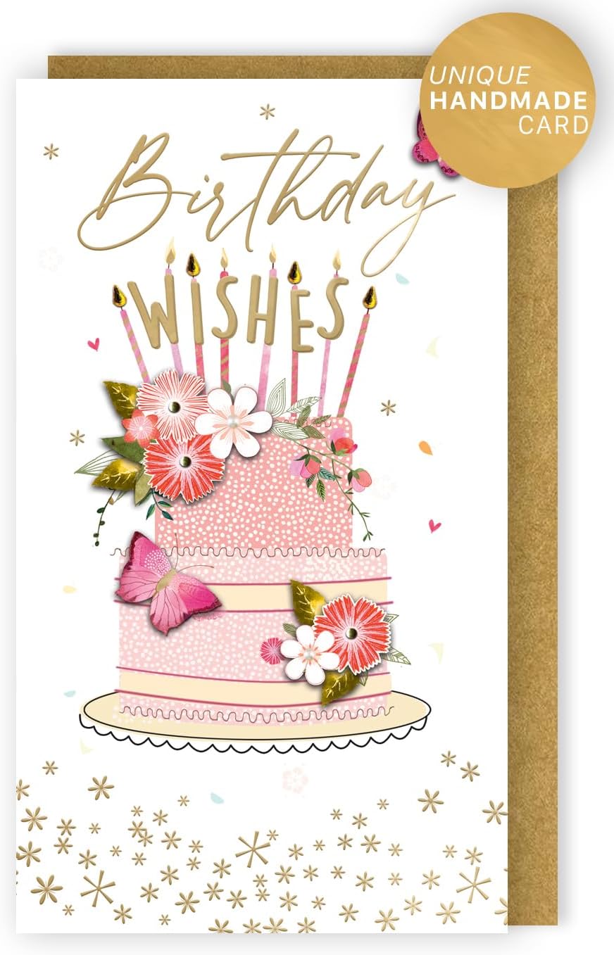 Fluttercakes Hand-Finished Birthday Card– Shop Inc