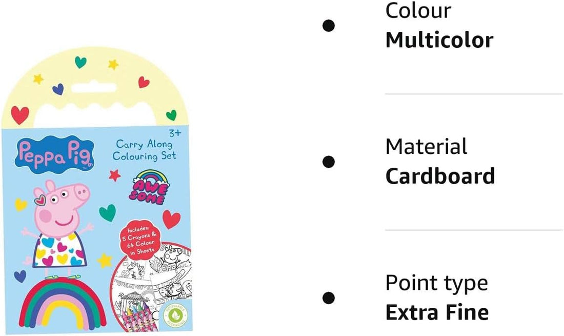 Peppa Pig Carry Along Colouring Set– Shop Inc