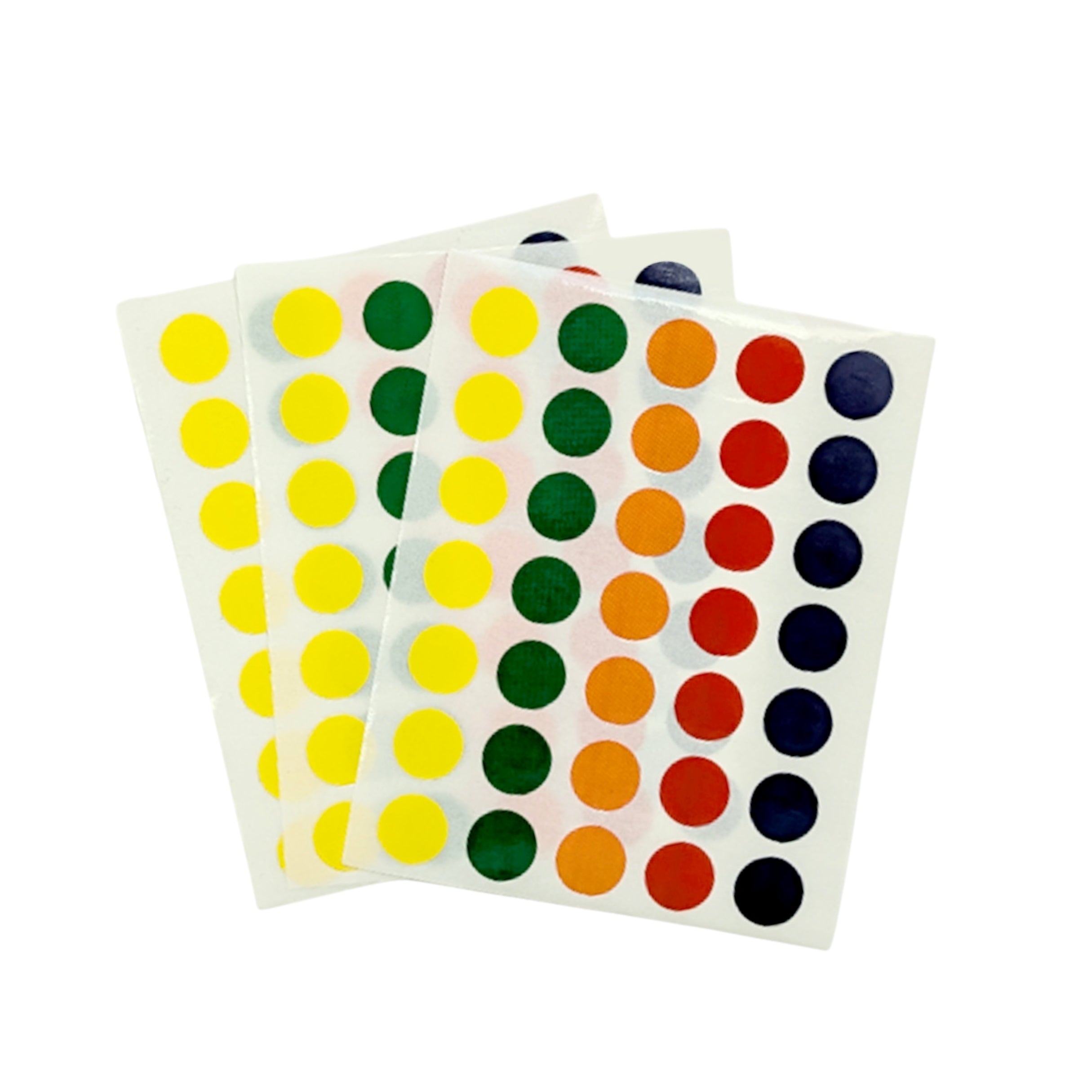 Pack of 1260 Assorted 5 Colours 13mm Round Sticky Dots– Shop Inc