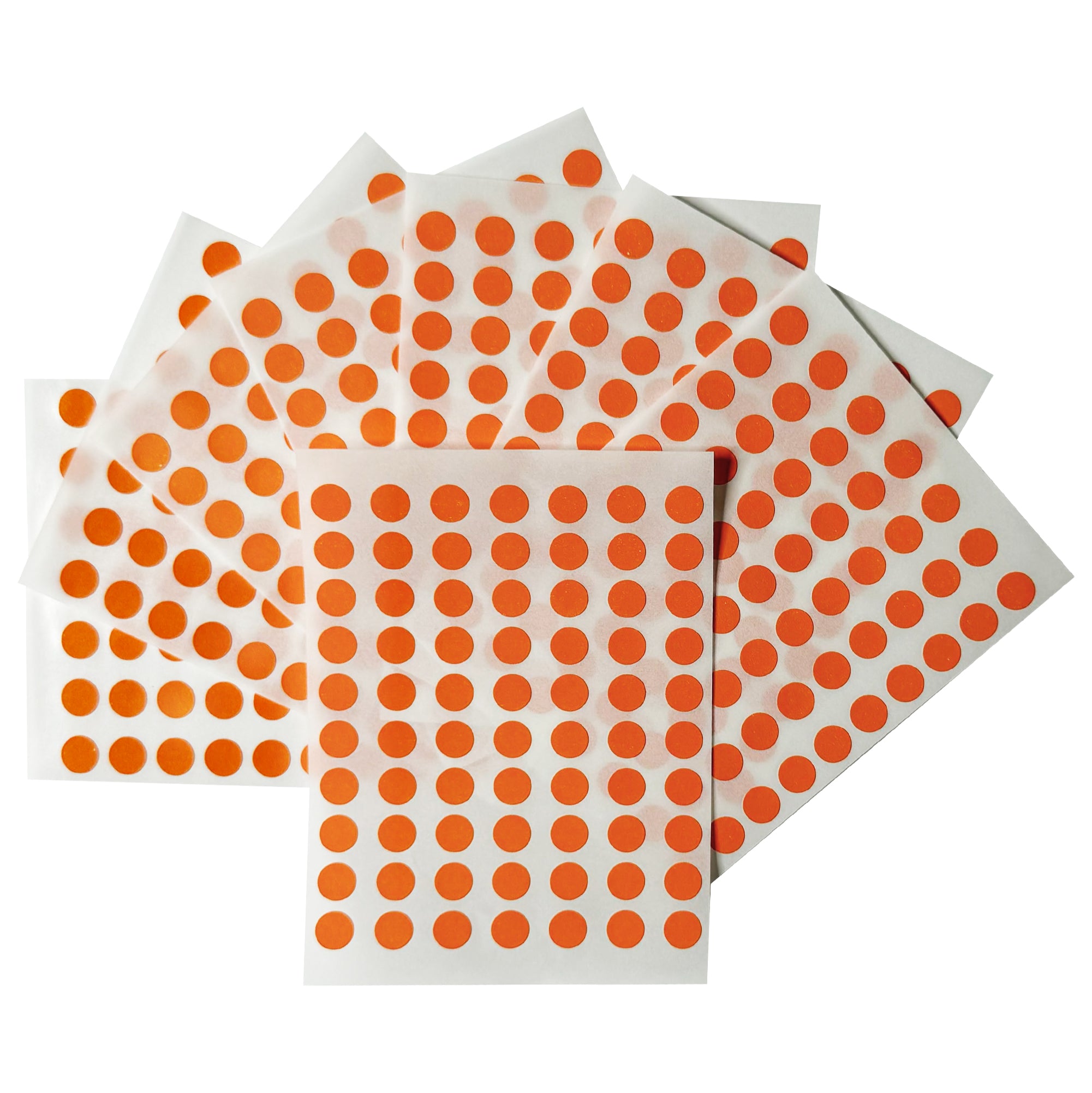 Pack of 2800 Orange 8mm Round Labels - Stickers– Shop Inc