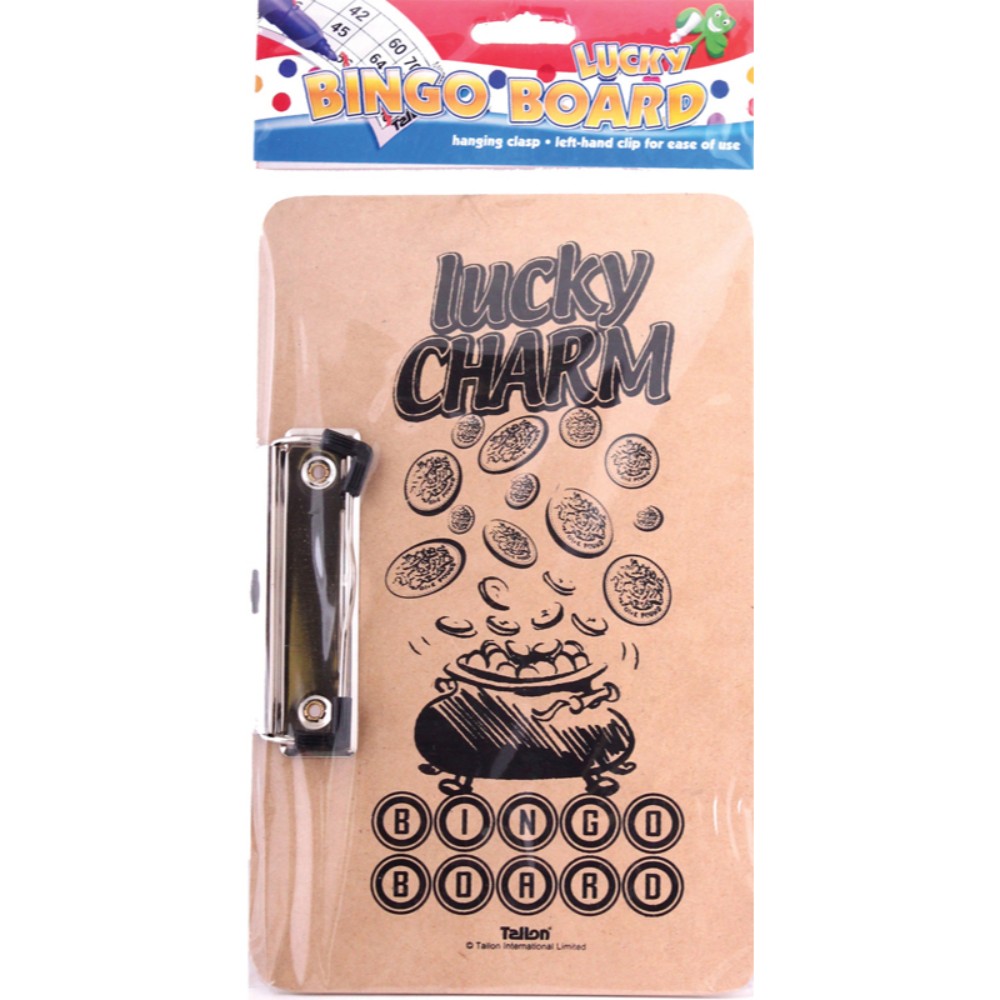 Games Bingo Board with Side Clip– Shop Inc
