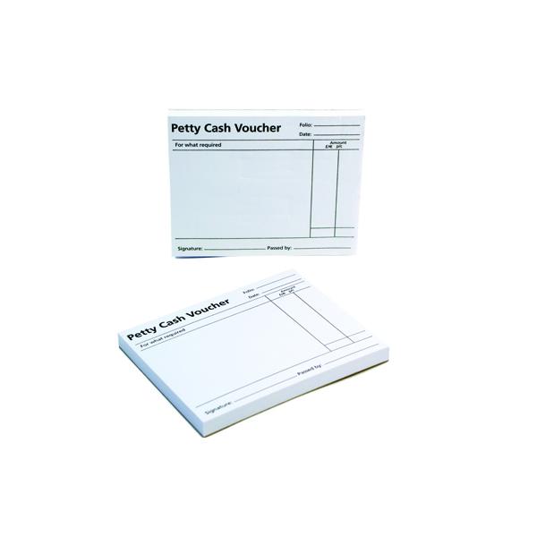 Petty Cash Voucher Pad 125x101mm (Pack of 10)– Shop Inc