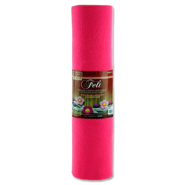 45cm X 5m Pink Felt Roll by Icon Craft– Shop Inc