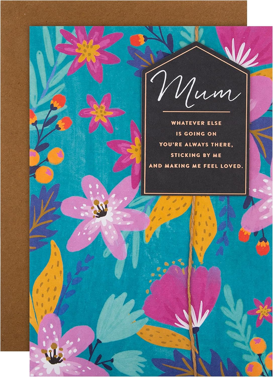 Traditional Colourful Floral Design Mum Birthday Card– Shop Inc