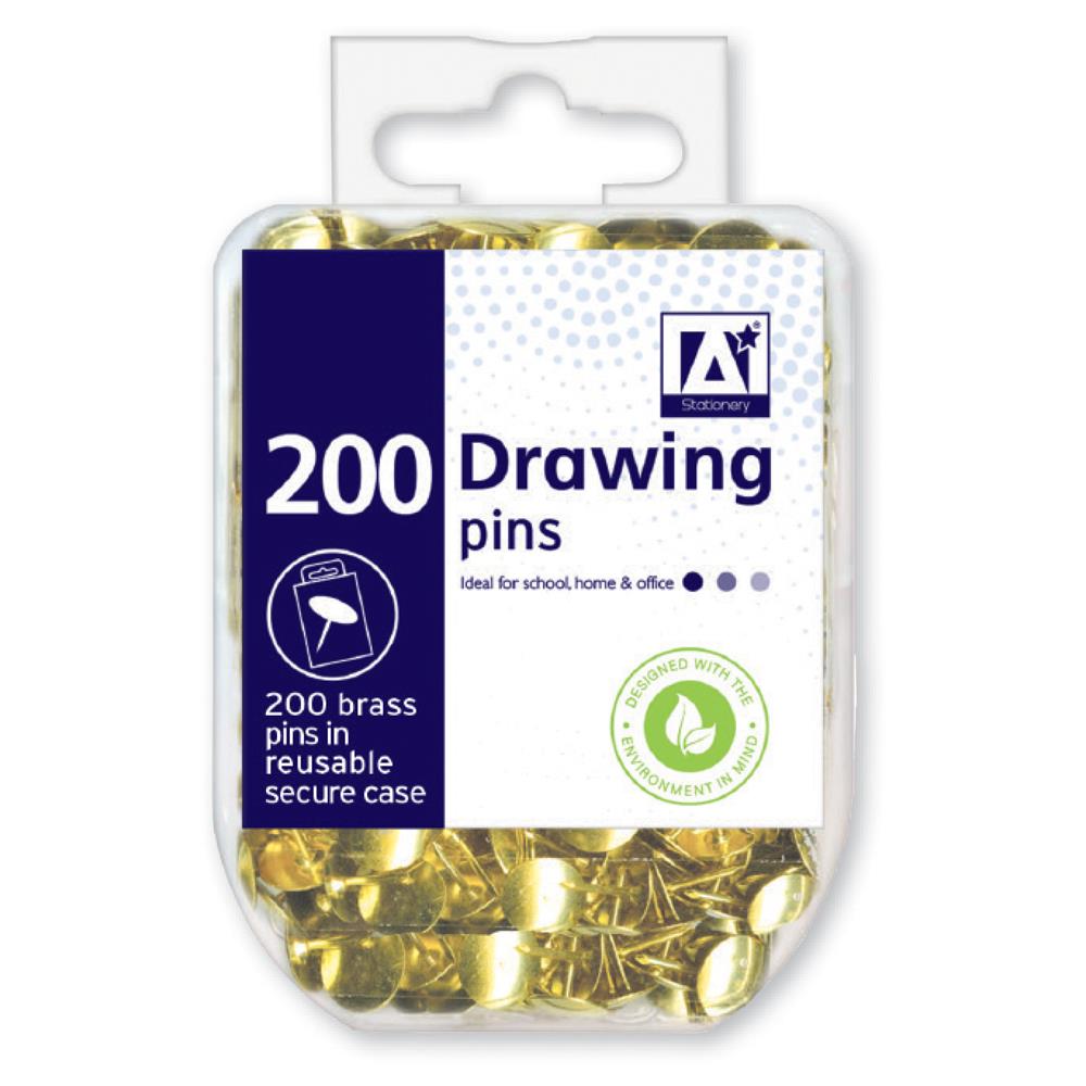 Box of 200 Drawing Pins– Shop Inc