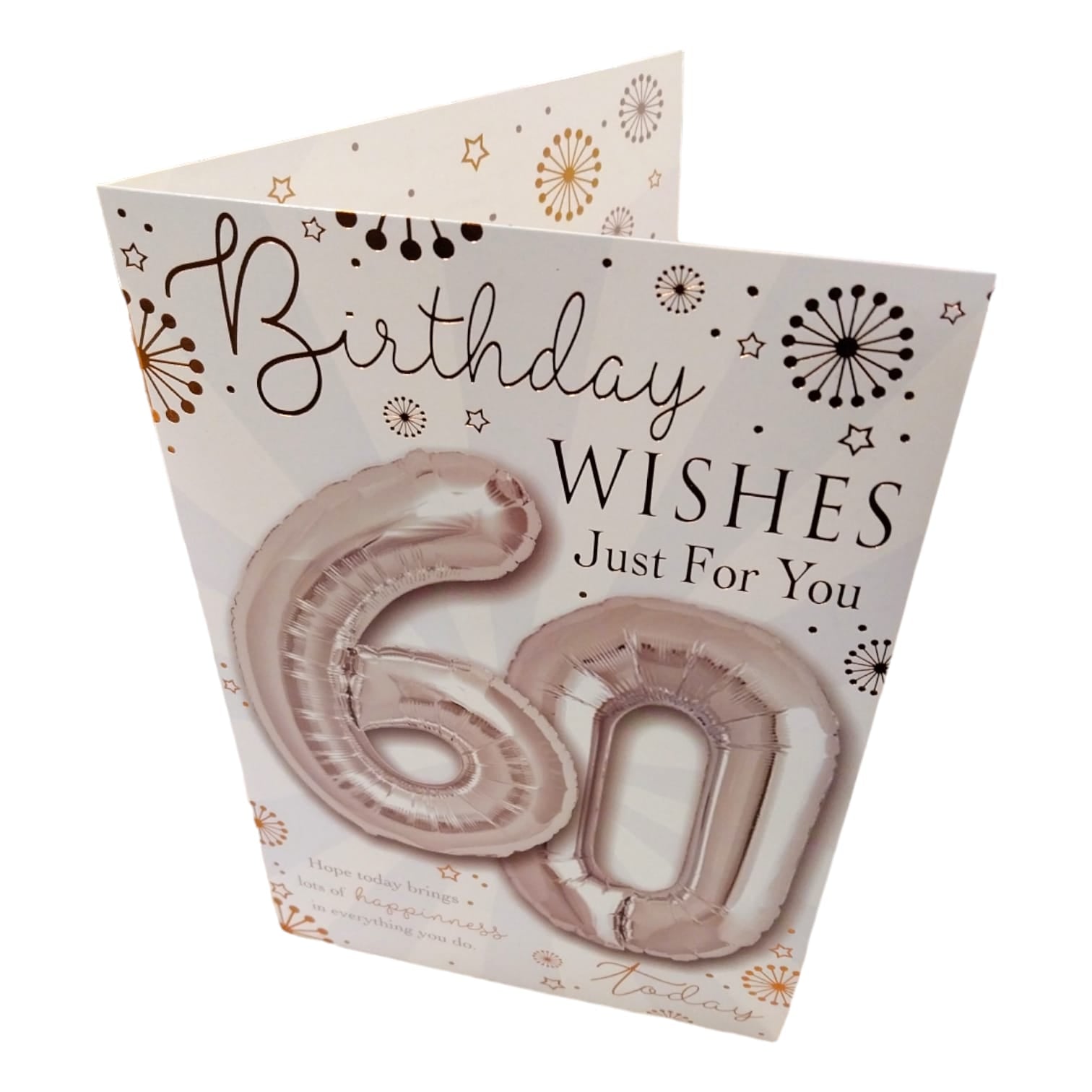 Age 60 today Balloon Boutique Greeting Card– Shop Inc
