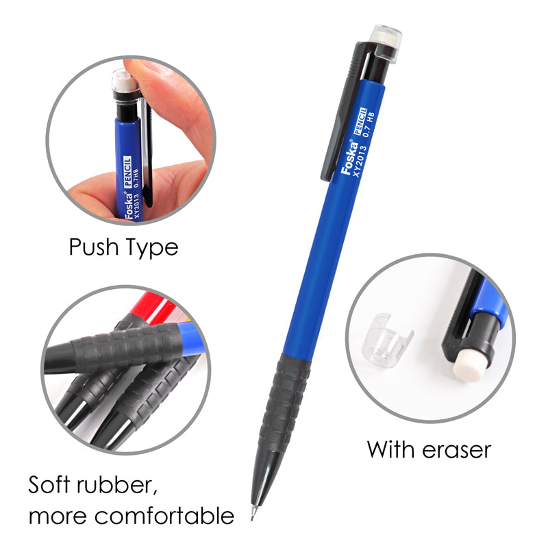 Pack of 24 0.5mm Mechanical Pencil with Eraser– Shop Inc