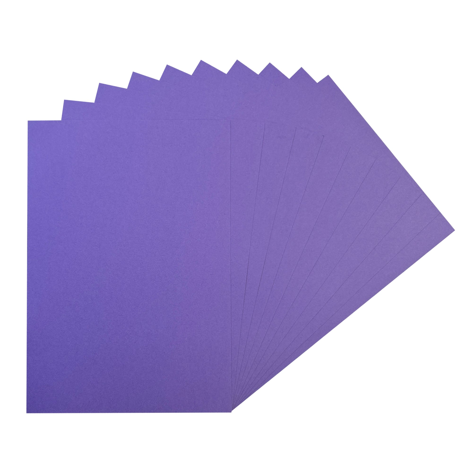 Pack of 50 A5 Violet Purple Coloured Card 160gsm Sheets– Shop Inc