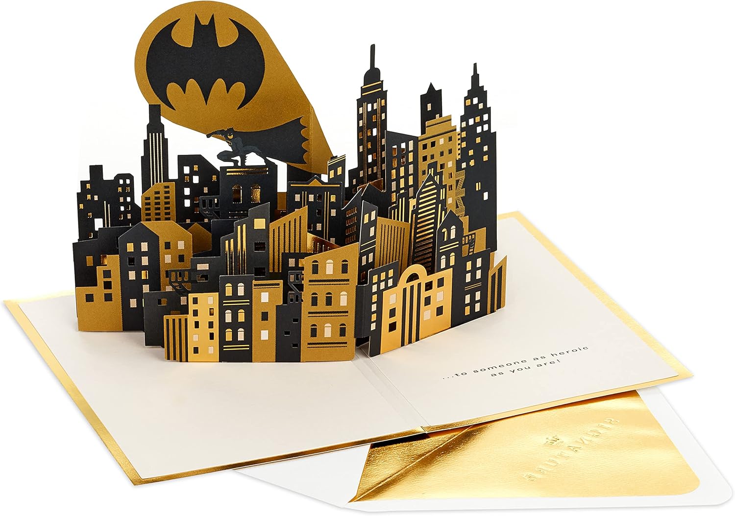 Signature Paper Wonder 3D Batman Pop Up Birthday Card (Epic Day)– Shop Inc