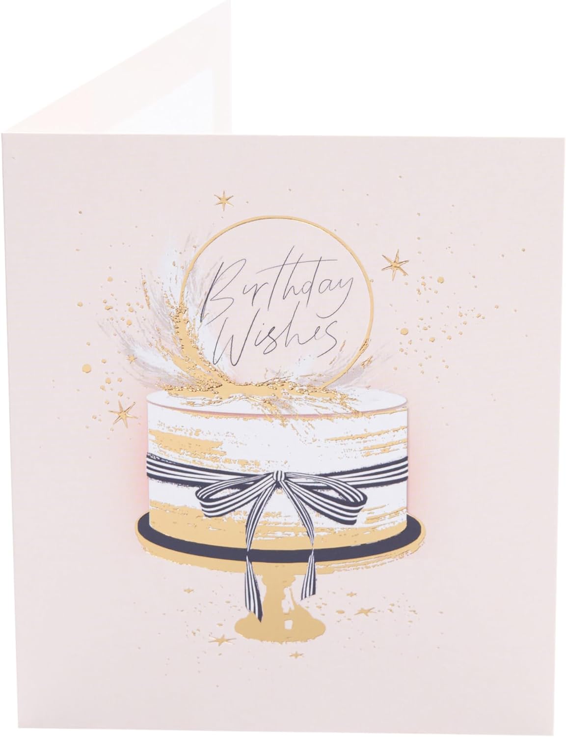 Gold Cake Design Birthday Card– Shop Inc