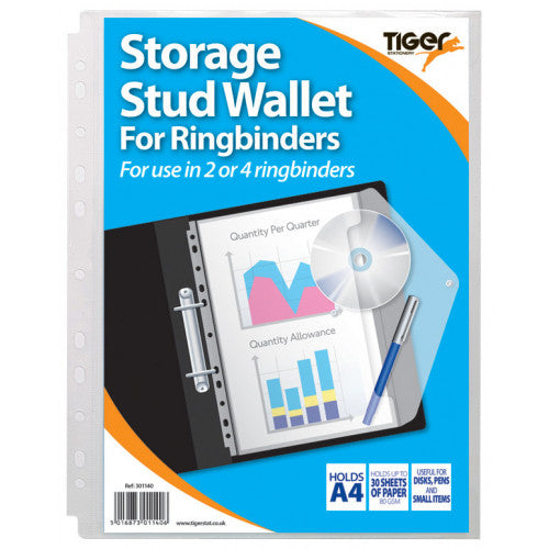 5 x A4 RingBinder Stud Wallet– Shop Inc