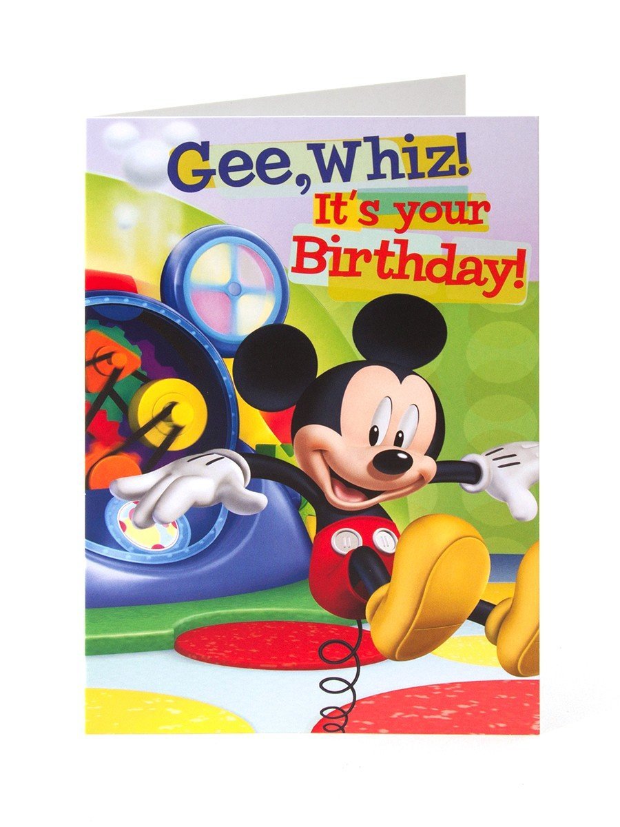Mickey Mouse Gee, Whiz! It's Your Birthday!– Shop Inc