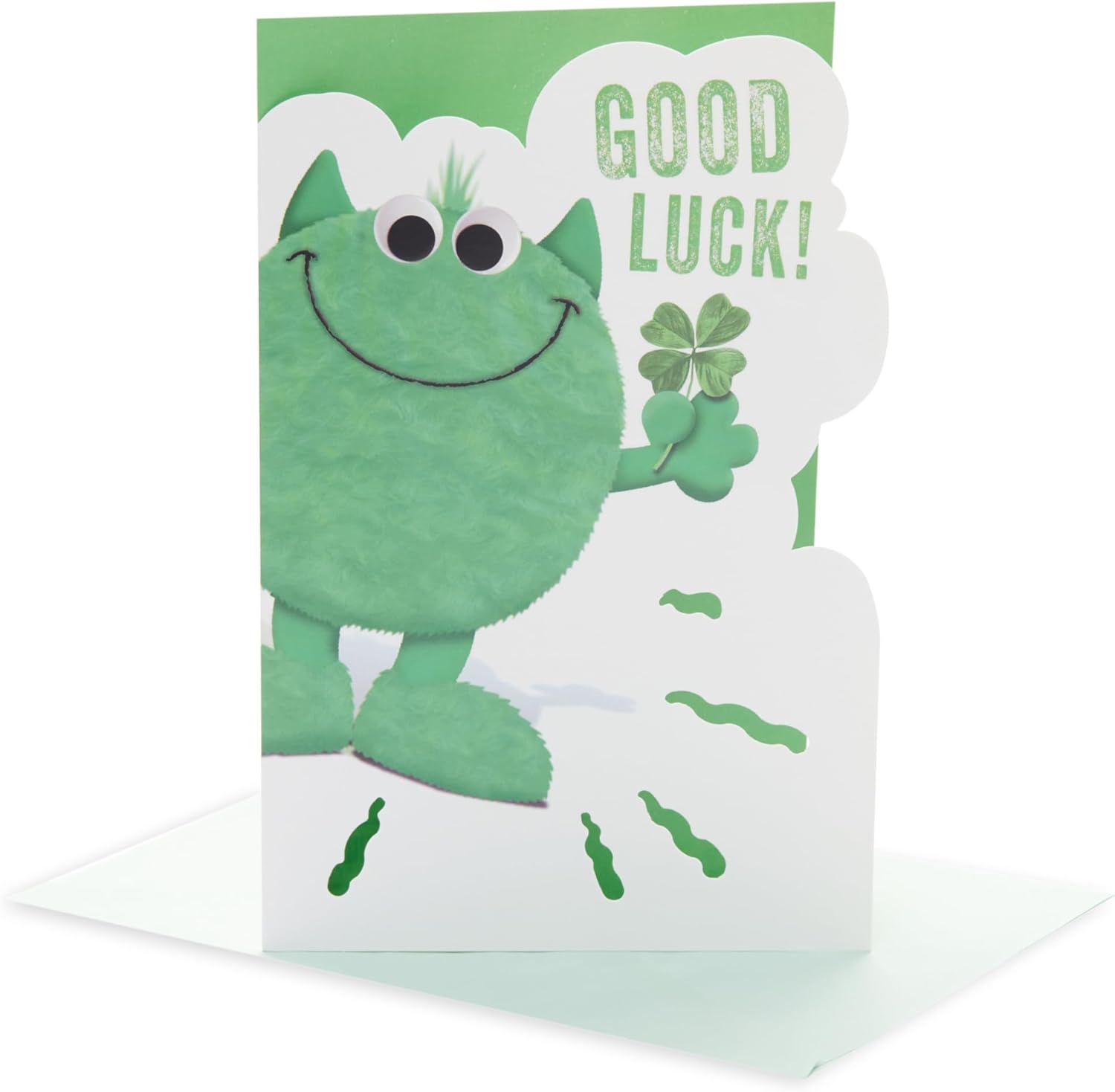 Green Monster Design Good Luck Card– Shop Inc
