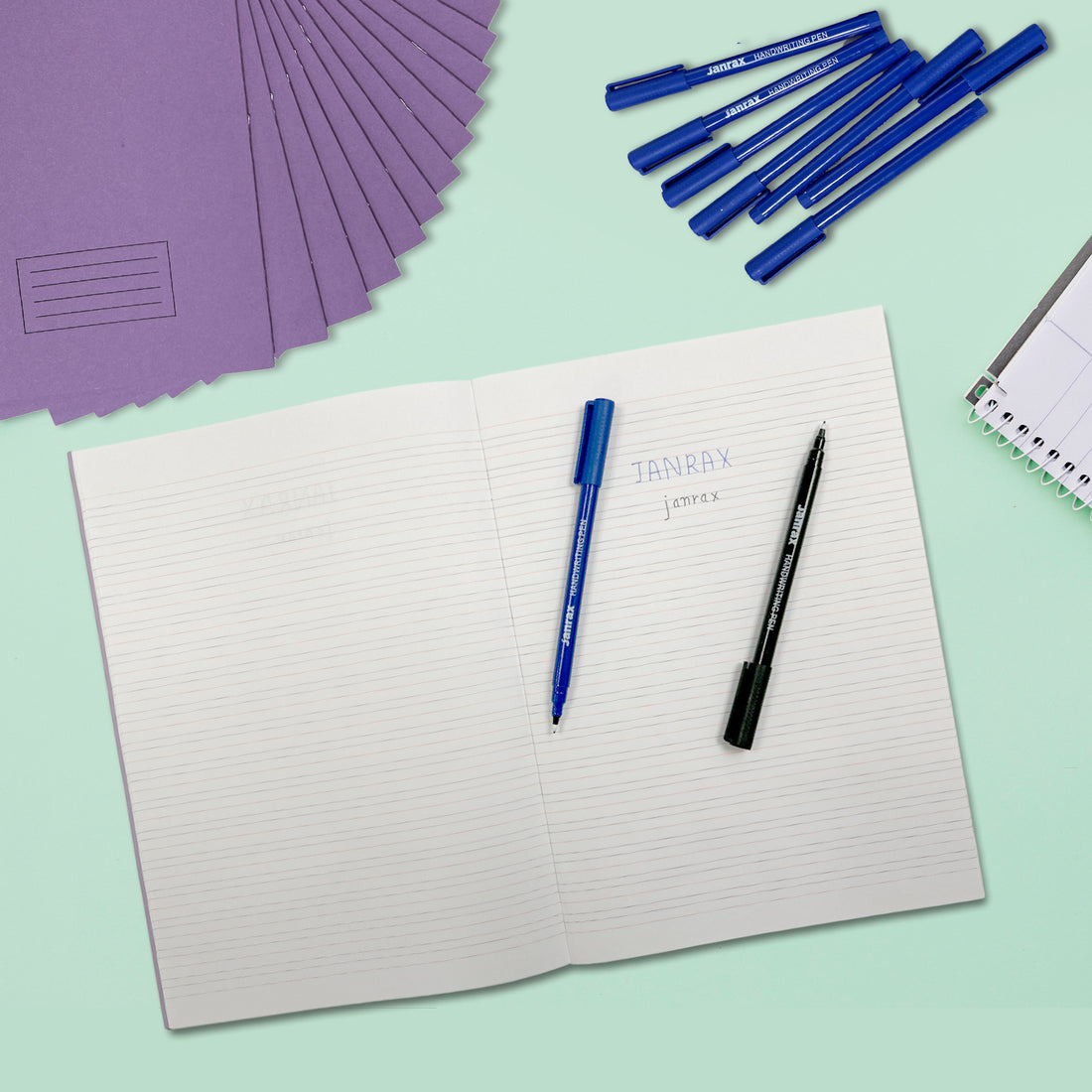 Set of 12 A4 Handwriting Books with 12 Black Handwriting Pens– Shop Inc