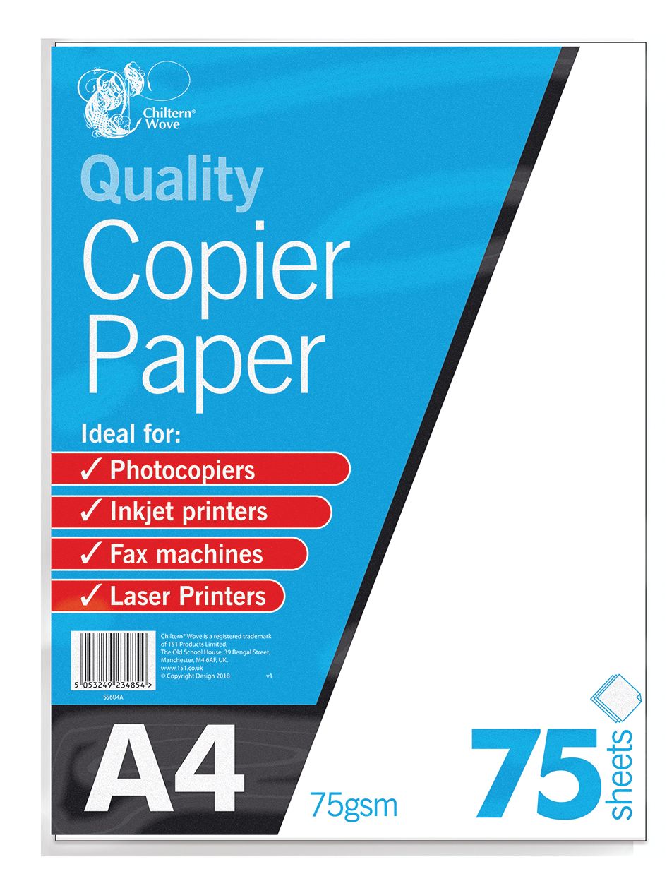 A4 Quality Copier Paper (75 Sheets)– Shop Inc