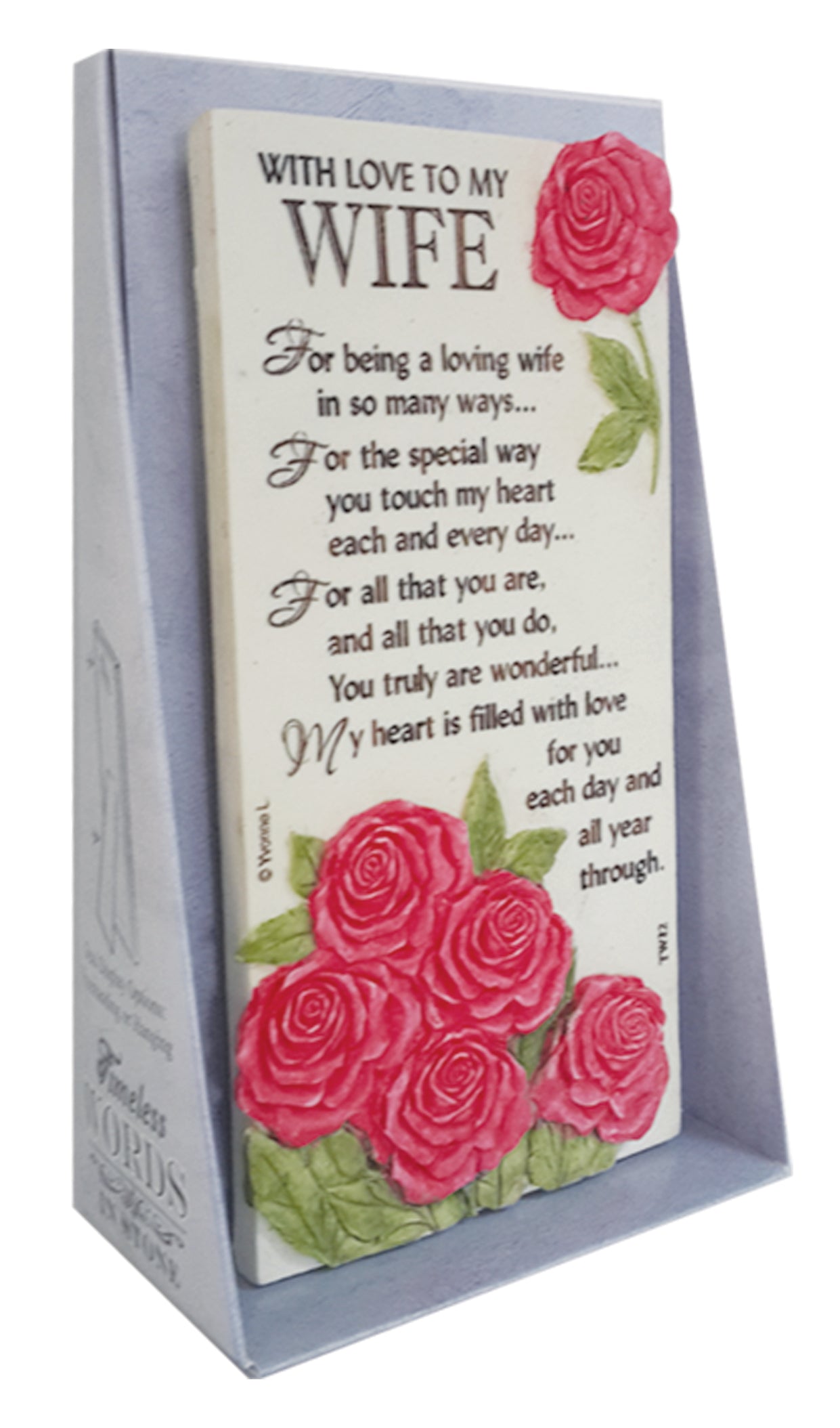 With Love To My Wife Timeless Words Plaque– Shop Inc
