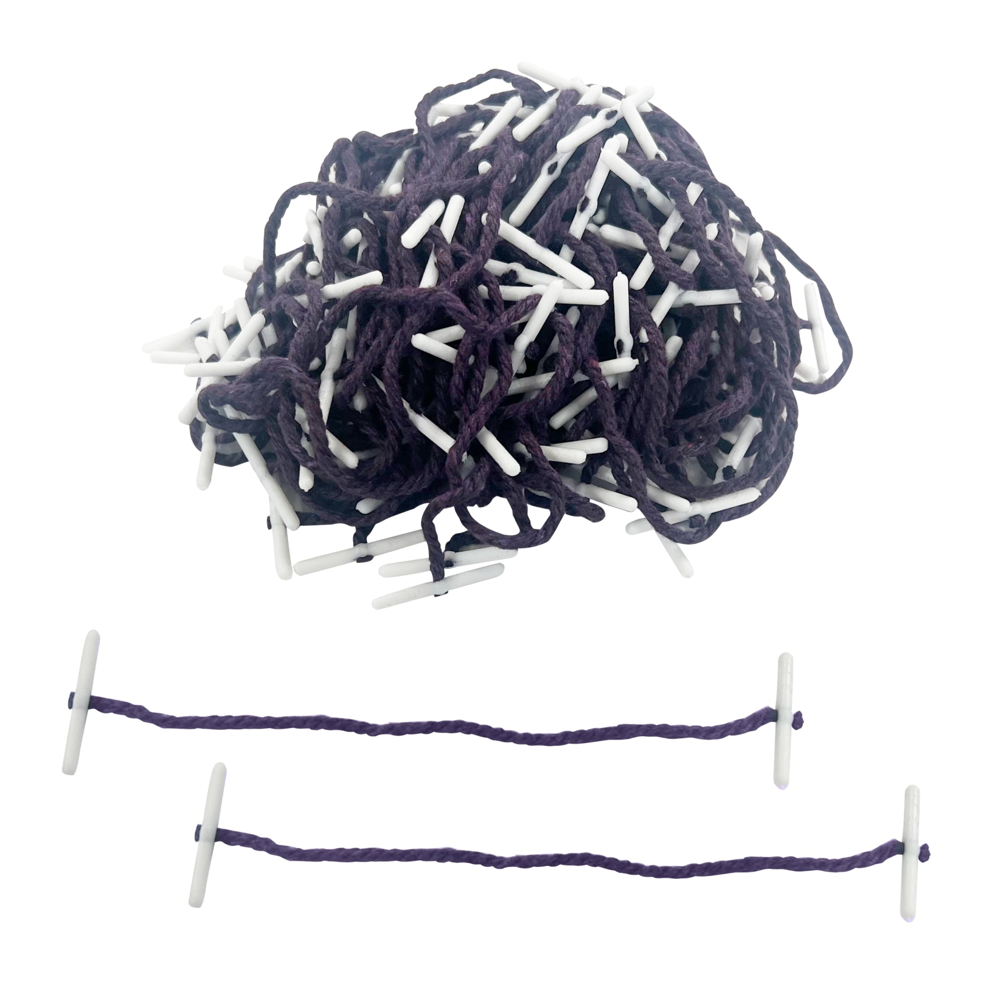Pack of 100 127mm Plastic End Violet Treasury Tags– Shop Inc