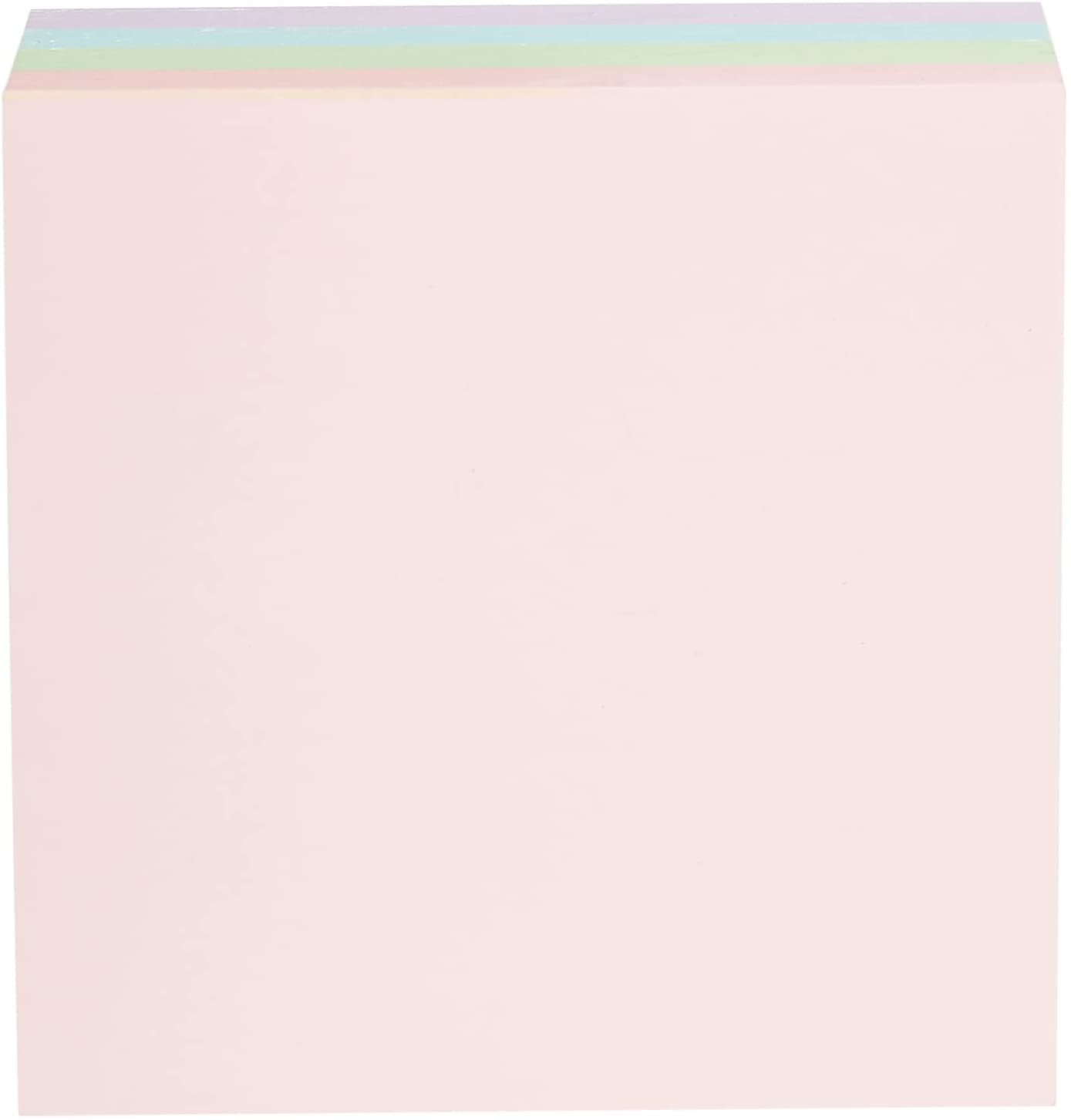 400 Sticky Note Sheet Quick Note Cube 76 x 76mm Pastel Colours– Shop Inc