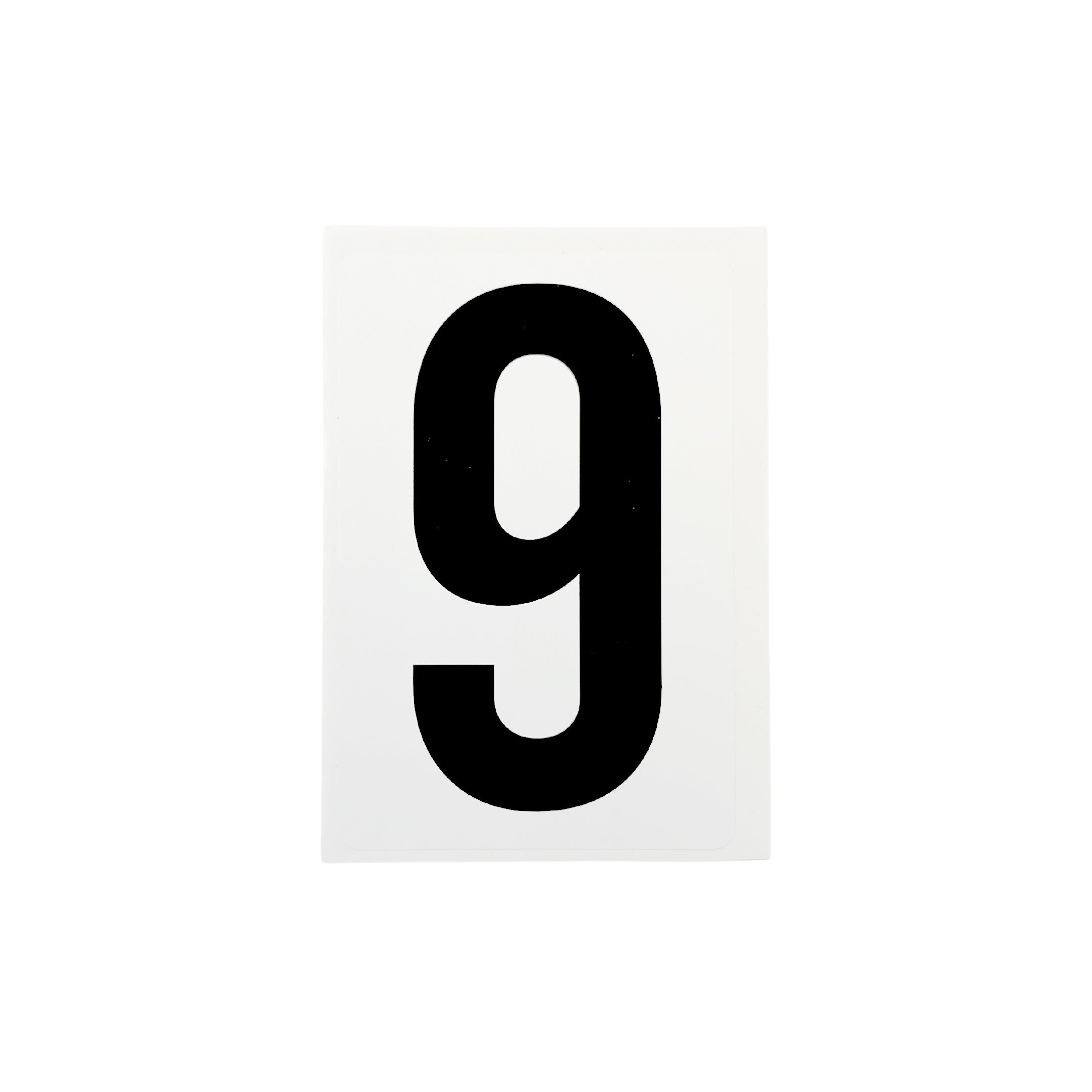 Waterproof Wheelie Bin Black Number 9 Sticker– Shop Inc