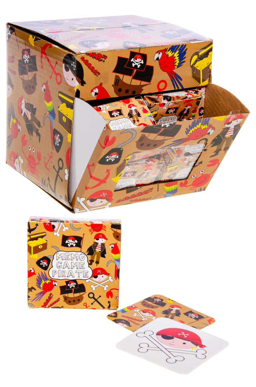 Box of 60 Pirate Mini Memory Games 28 Cards– Shop Inc