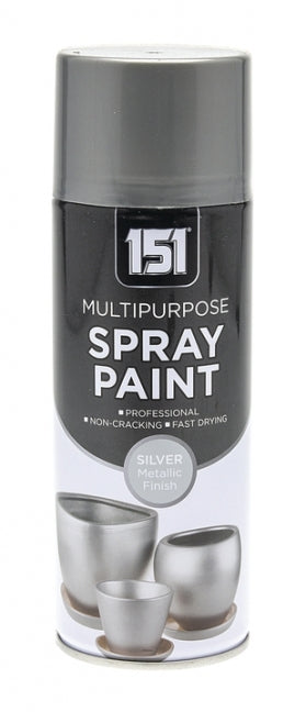 151 Multipurpose Metallic Silver Spray Paint 400ml– Shop Inc
