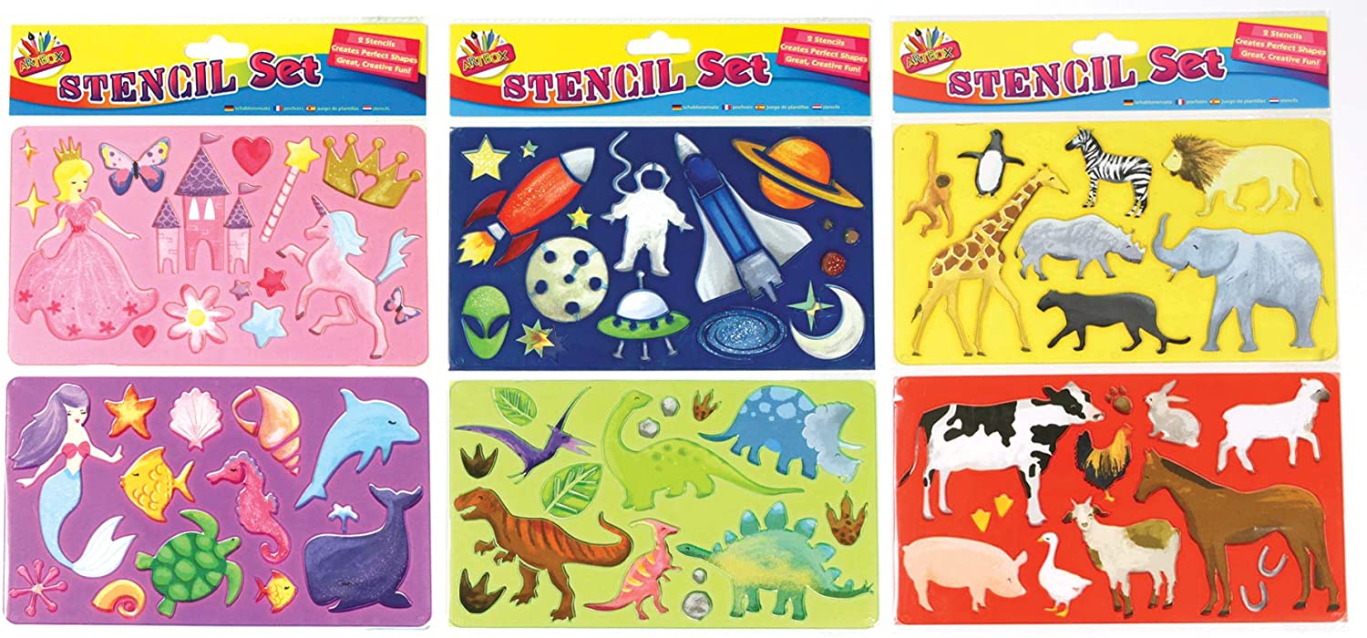 Pack of 2 Fun Stencils– Shop Inc