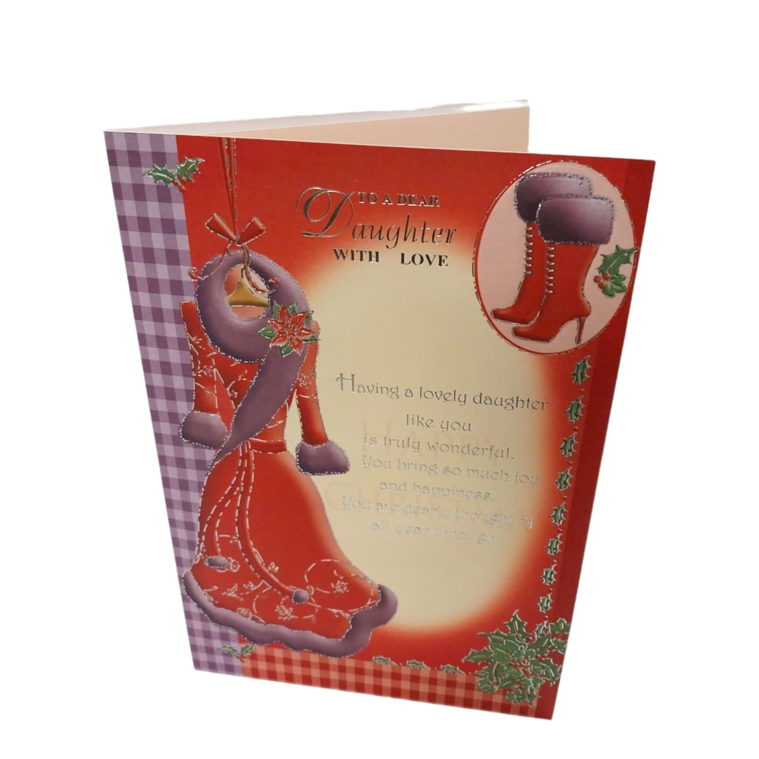 Dear Daughter Sweet Sentimental Verse Christmas Card– Shop Inc