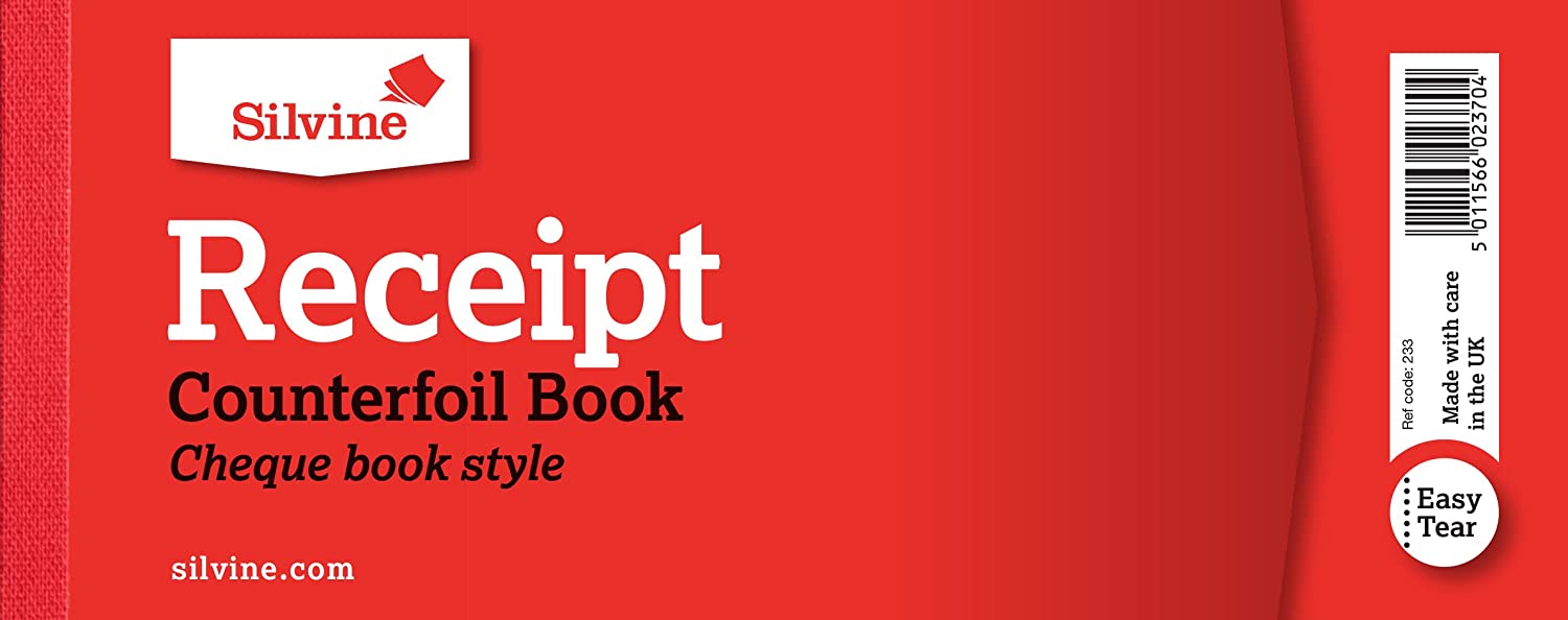 Duplicate Receipt Cheque Book Style (80 x 202mm)– Shop Inc