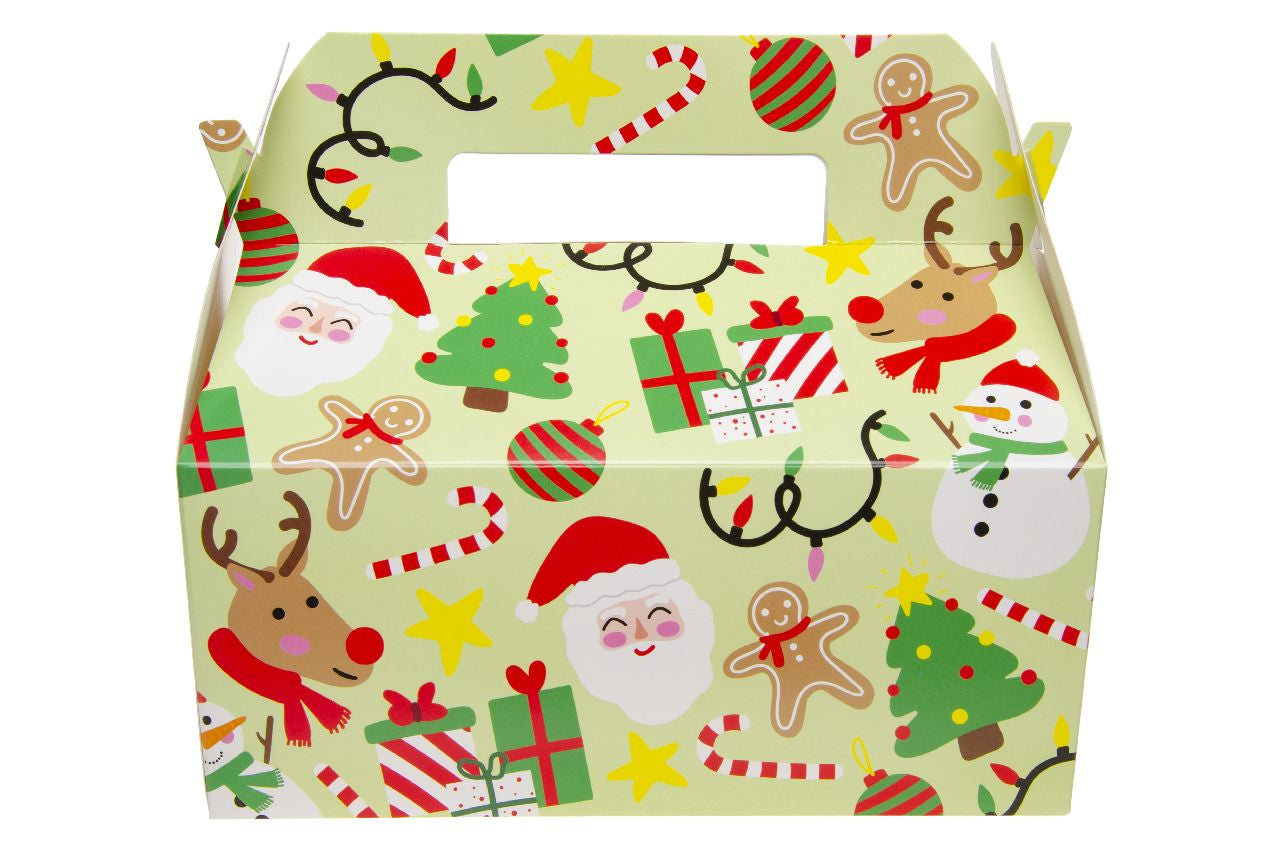 Pack of 12 Extra Large Christmas Food Boxes 23 x 12 x 10cm– Shop Inc
