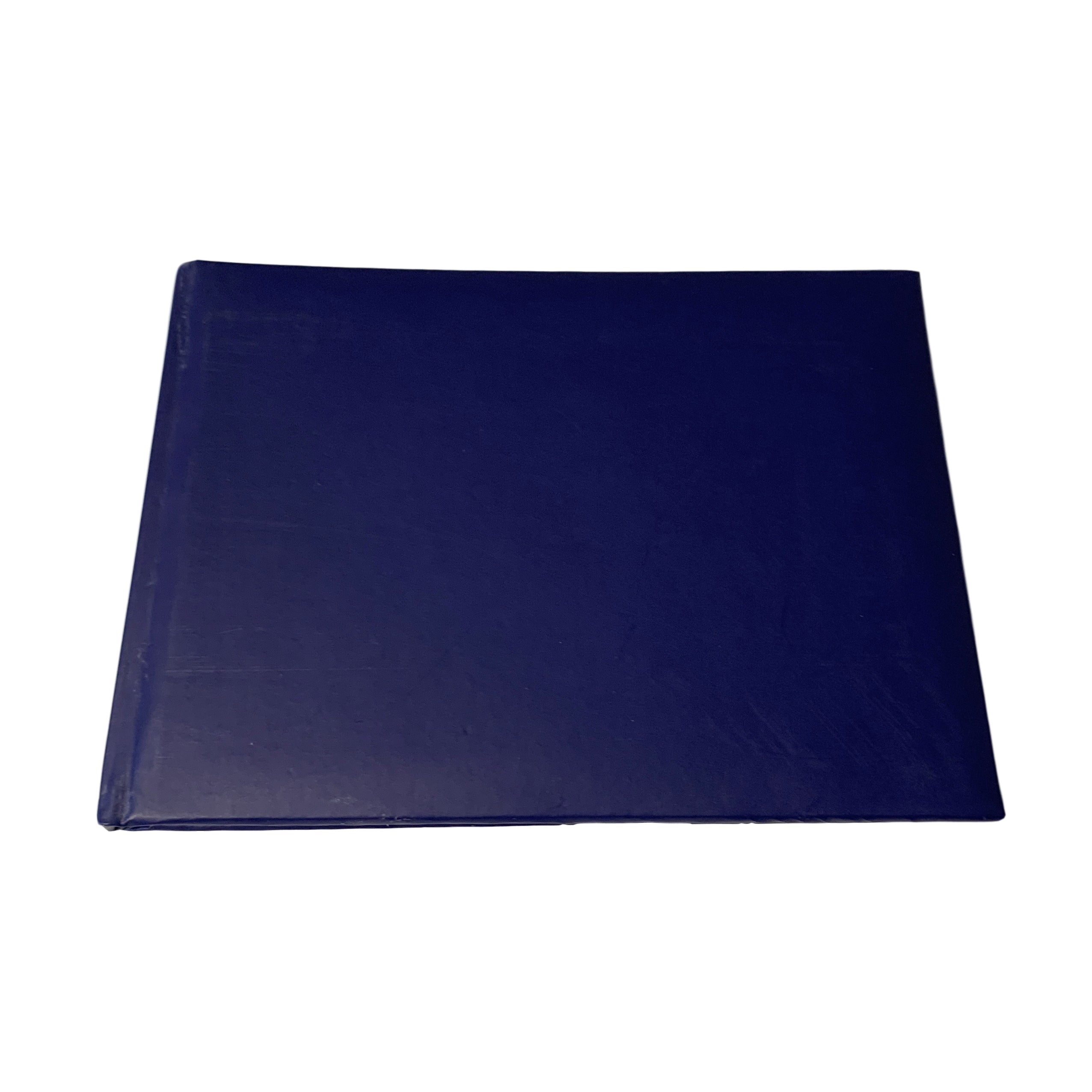 Plain Cover Navy Blue Autograph Book by Janrax - Signature End of Term ...