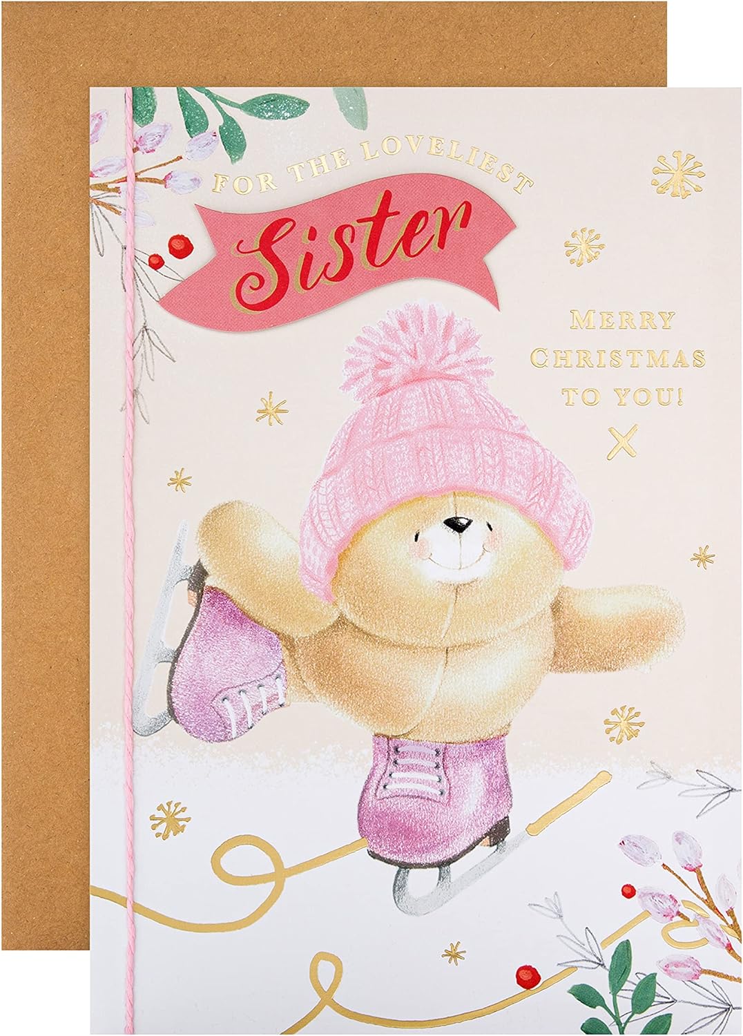 Cute Forever Friends Design Sister Christmas Card– Shop Inc