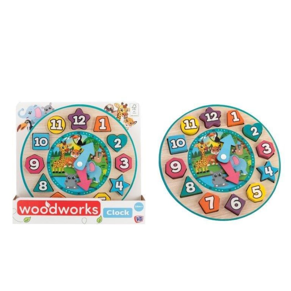 Wooden Learning Clock– Shop Inc