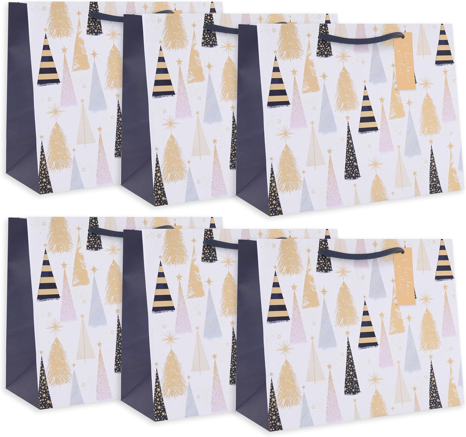 Camden Lux Design Multipack of 6 Large Gift Bags for Him/Her/Friend Ch ...