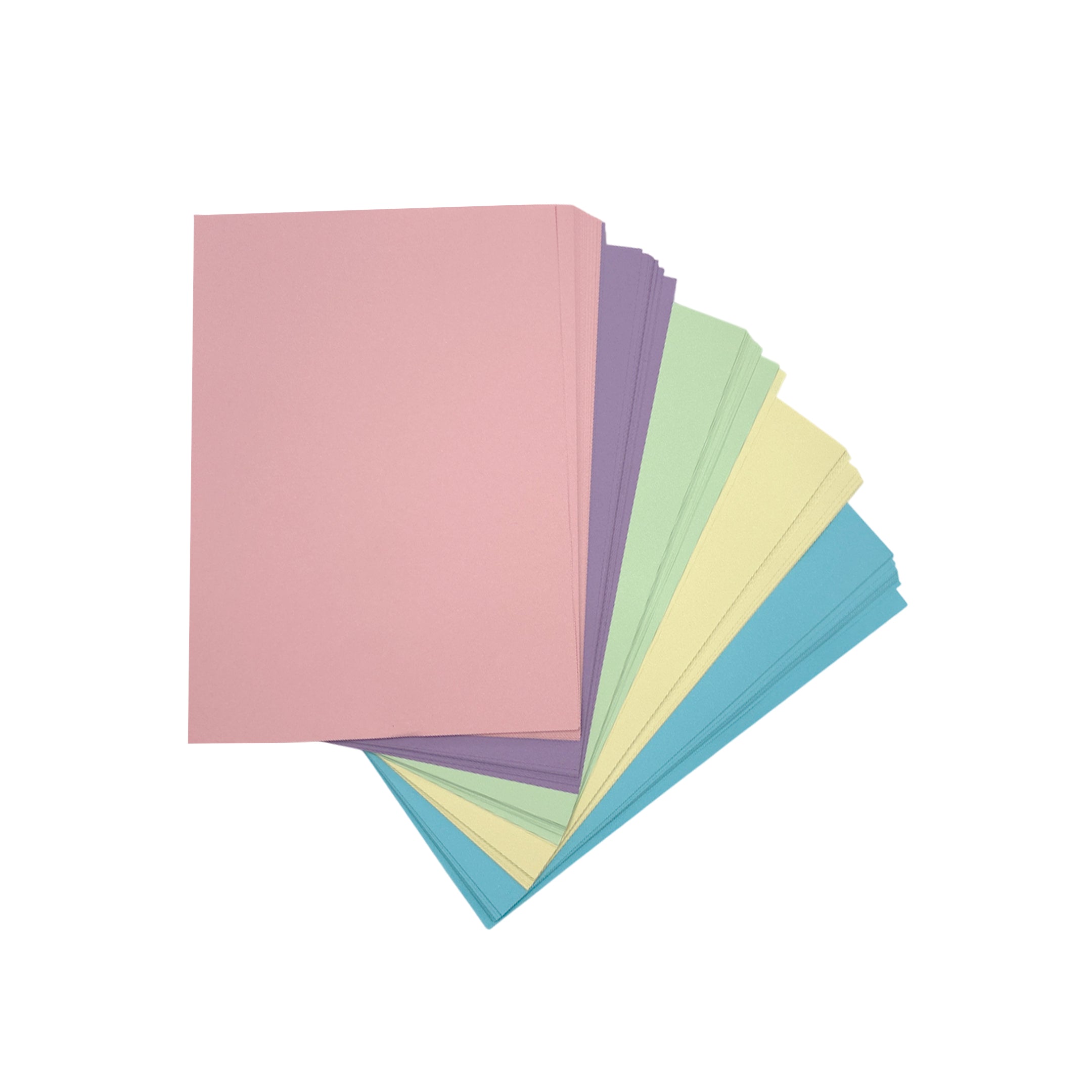 Pack of 500 A5 Assorted Pastel Coloured Paper 75gsm Sheets– Shop Inc