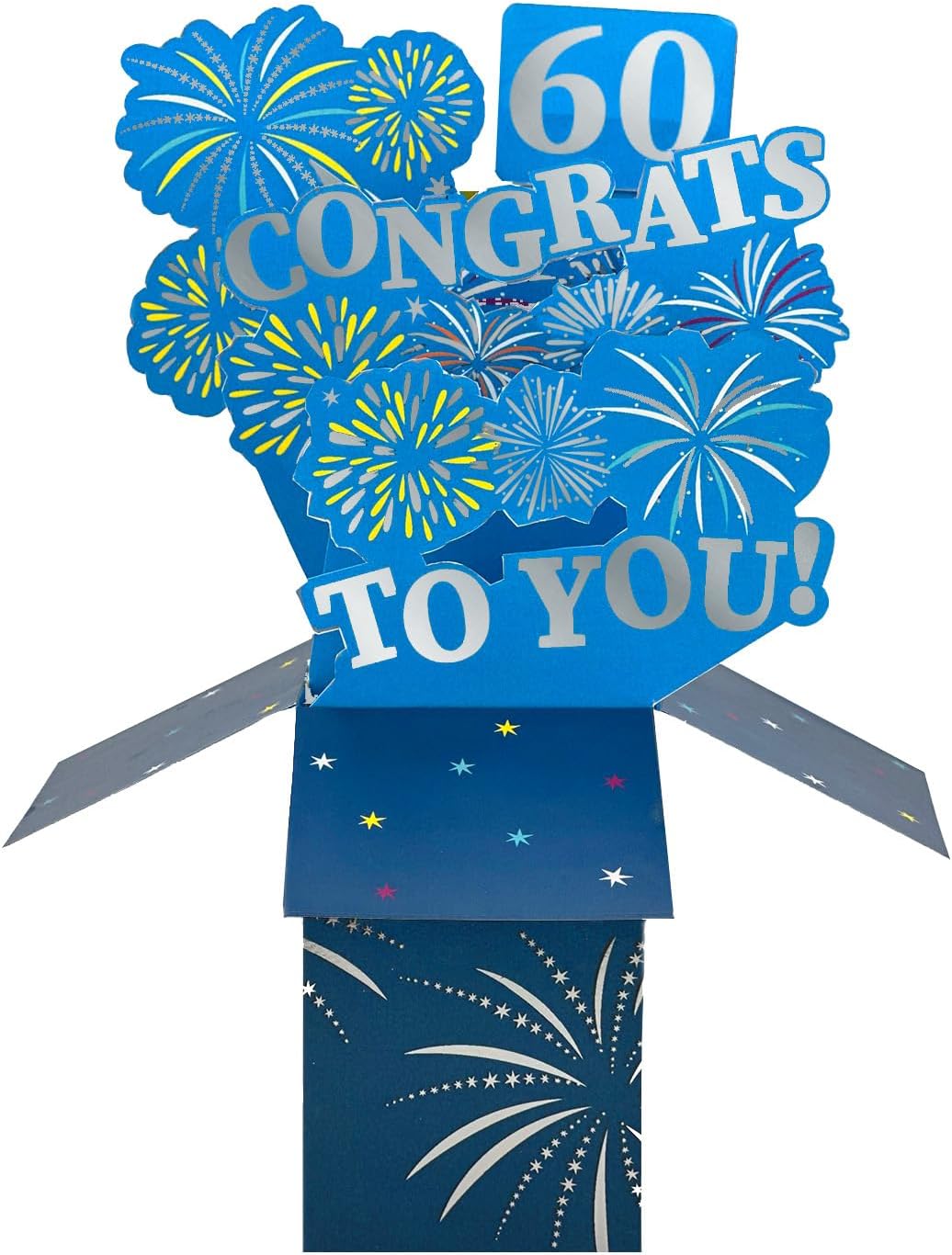 Boom-Tastic Blast! 60th Birthday For Him Pop Up Greeting Card– Shop Inc