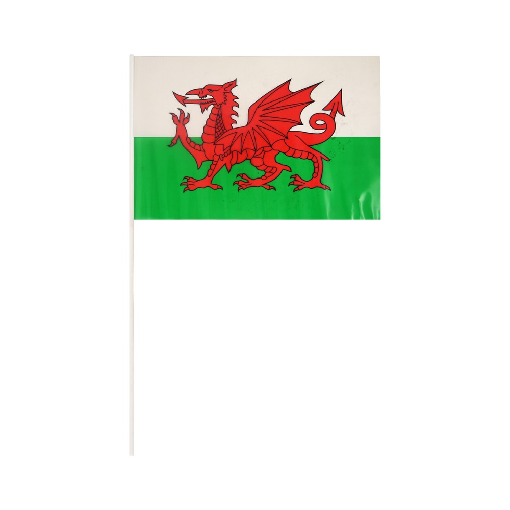 Wales Pvc Hand Flag with 40cm Stick– Shop Inc