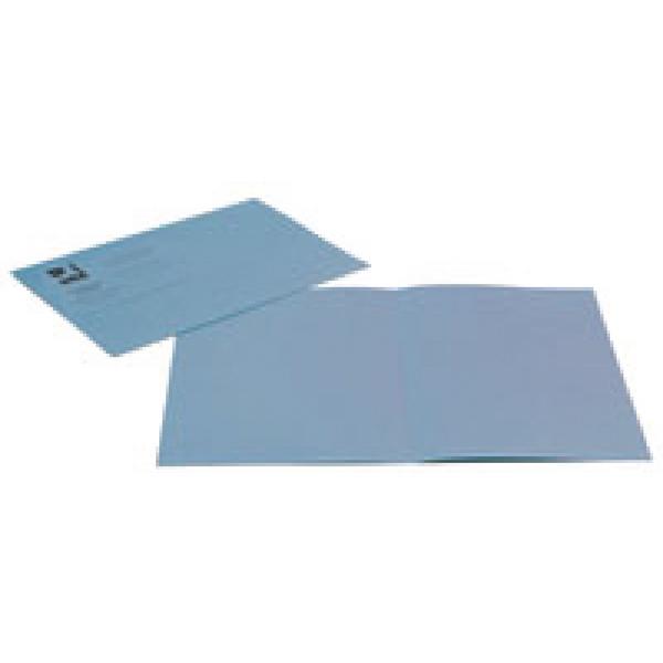 Pack of 100 Lightweight 180gsm Foolscap Blue Square Cut Folders– Shop Inc