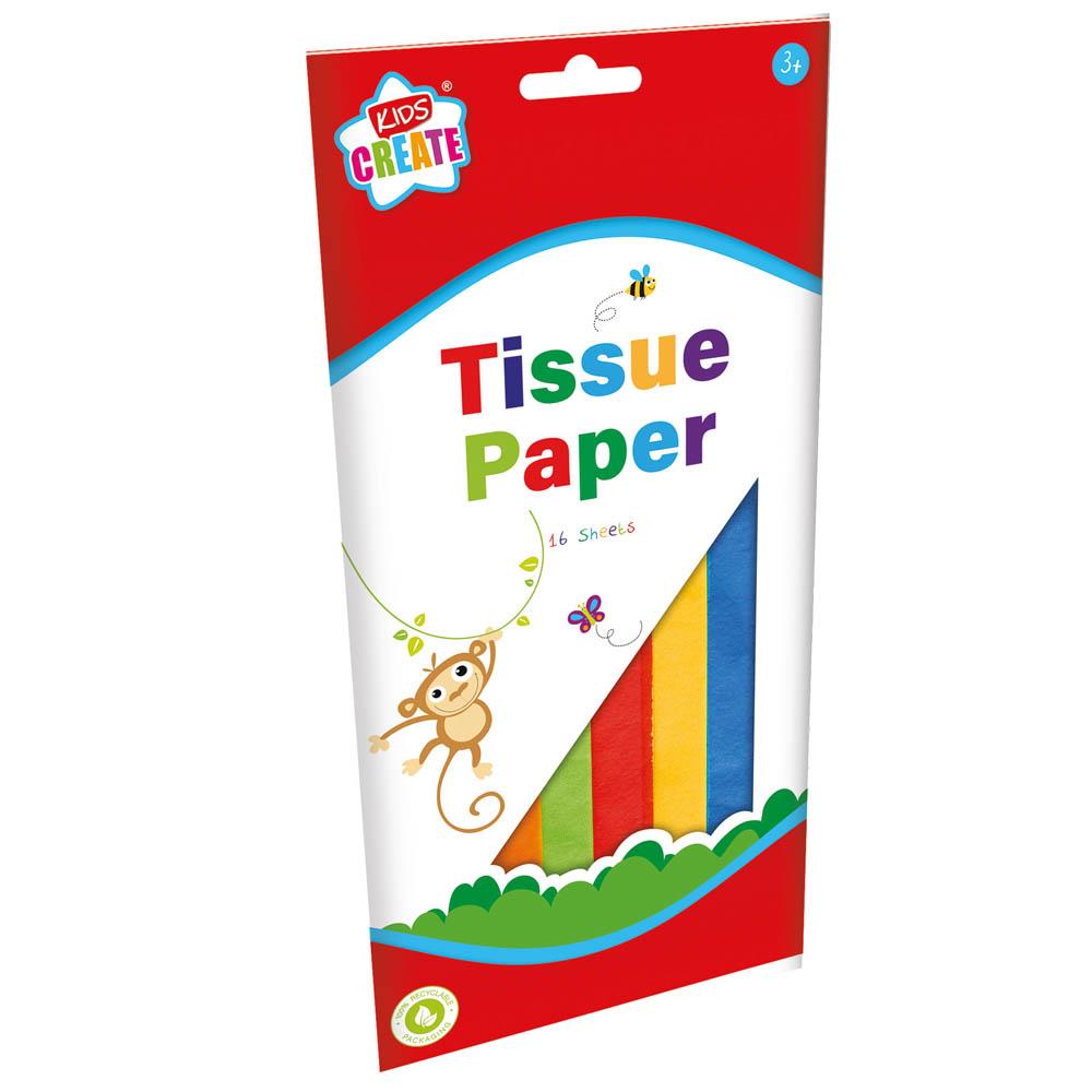 Pack of 16 Sheets Coloured Tissue Paper– Shop Inc
